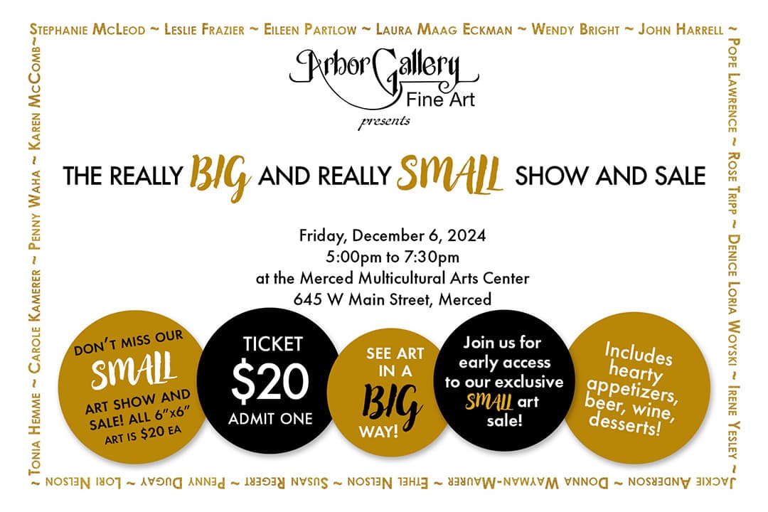 The Really BIG and Really Small Art Show and Sale - arborgalleryfineart.com